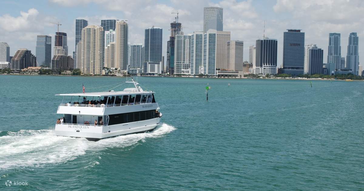 Miami Biscayne Bay Boat Tour Klook